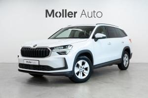 White Skoda Kodiaq 2024 in Vilnius, with an engine capacity of 1.50 L and mileage of 24 thousand km for 33900 €, photo  on AUTOMOTO.COM.LV