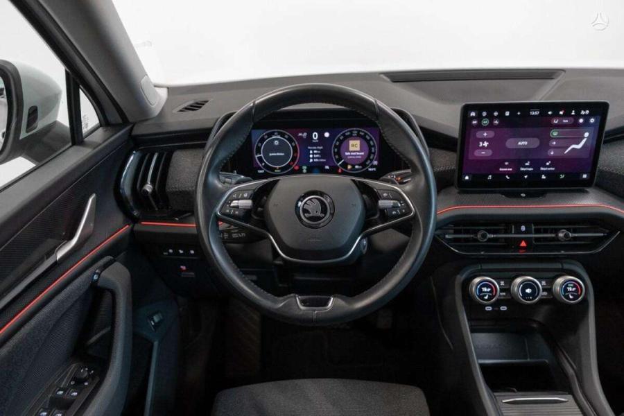 Белый Шкода Kodiaq 2024 в Вильнюс, объемом двигателя 1.50 л и пробегом 24 тыс. км за 33900 €, фото 10 на AUTOMOTO.COM.LV