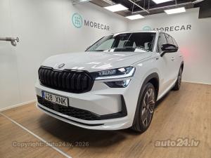 White Skoda Kodiaq 2024 in Tallinn, with an engine capacity of 2.00 L and mileage of 17 thousand km for 45900 €, photo 4 on AUTOMOTO.COM.LV