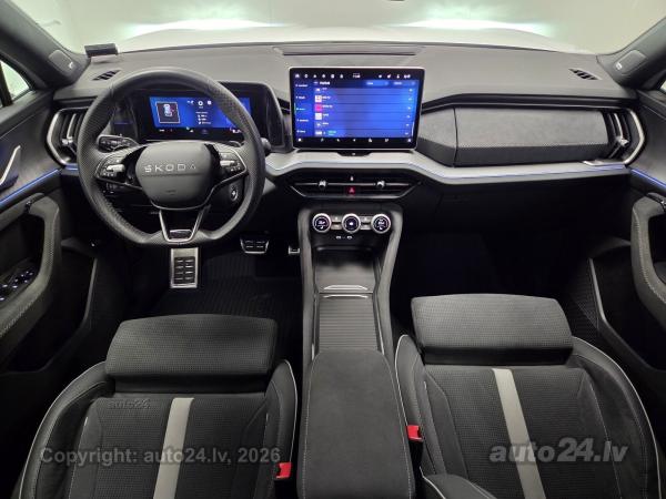 Белый Шкода Kodiaq 2024 в Таллин, объемом двигателя 2.00 л и пробегом 17 тыс. км за 45900 €, фото 8 на AUTOMOTO.COM.LV