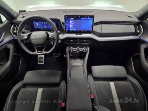 White Skoda Kodiaq 2024 in Tallinn, with an engine capacity of 2.00 L and mileage of 17 thousand km for 45900 €, photo 8 on AUTOMOTO.COM.LV