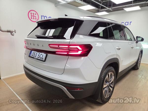 White Skoda Kodiaq 2025 in Tallinn, with an engine capacity of 1.50 L and mileage of 9 thousand km for 37900 €, photo 6 on AUTOMOTO.COM.LV
