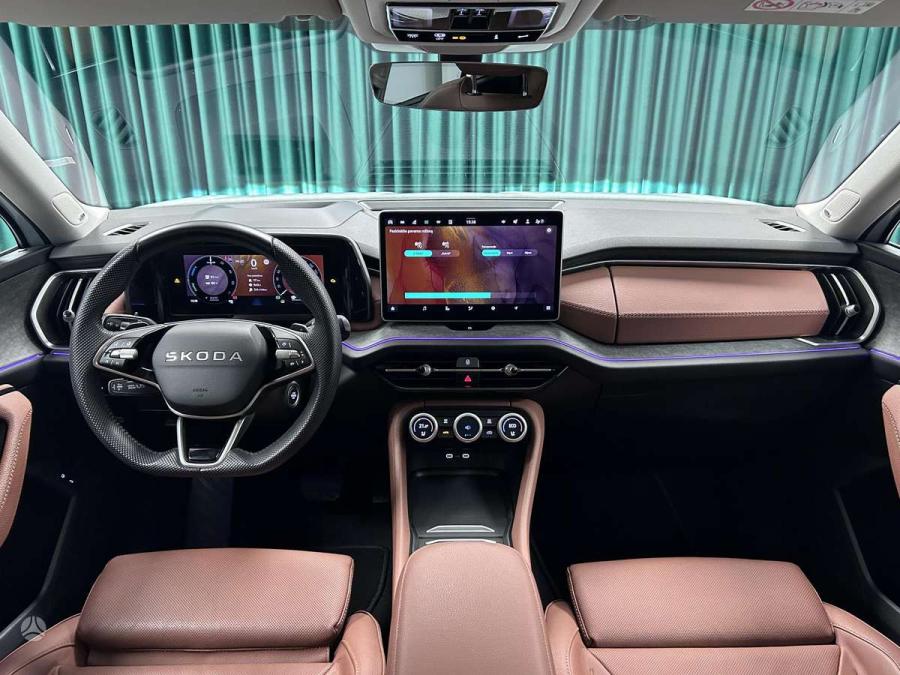 Balts Skoda Kodiaq 2025 Viļņa, ar dzinēja tilpumu 1.50 L un nobraukumu 29 tūkst. km par 43500 €, foto 15 vietnē AUTOMOTO.COM.LV