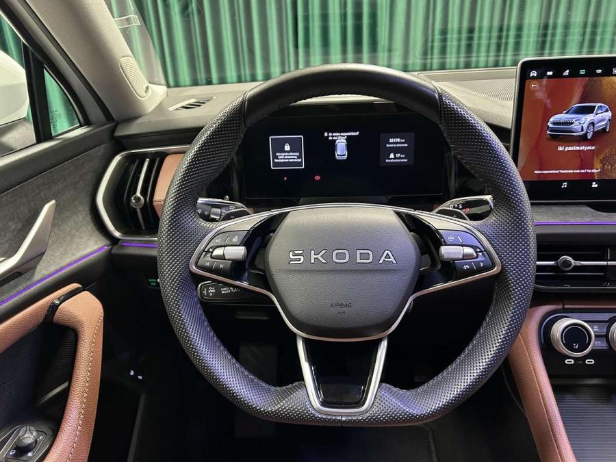 Balts Skoda Kodiaq 2025 Viļņa, ar dzinēja tilpumu 1.50 L un nobraukumu 29 tūkst. km par 43500 €, foto 16 vietnē AUTOMOTO.COM.LV