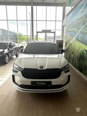 White Skoda Kodiaq 2025 in Alytus, with an engine capacity of 1.50 L and mileage of 0 thousand km for 42900 €, photo 5 on AUTOMOTO.COM.LV