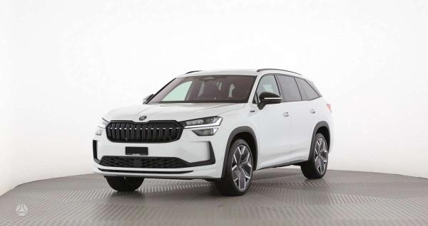 White Skoda Kodiaq 2026 in Panevezys, with an engine capacity of 1.97 L and mileage of 0 thousand km for 54540 €, photo 6 on AUTOMOTO.COM.LV