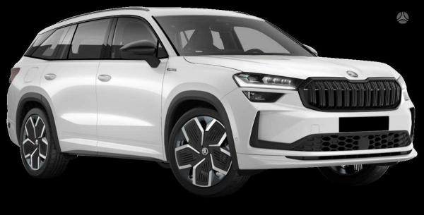White Skoda Kodiaq 2026 in Panevezys, with an engine capacity of 1.97 L and mileage of 0 thousand km for 54540 €, photo 8 on AUTOMOTO.COM.LV