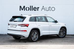 White Skoda Kodiaq 2023 in Riga, with an engine capacity of 2.00 L and mileage of 146 thousand km for 29500 €, photo 5 on AUTOMOTO.COM.LV