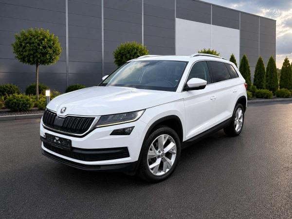 White Skoda Kodiaq 2017 in Vilnius, with an engine capacity of 1.97 L and mileage of 179 thousand km for 16900 €, photo 2 on AUTOMOTO.COM.LV