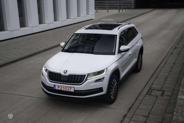 Balts Skoda Kodiaq 2019 Viļņa, ar dzinēja tilpumu 1.50 L un nobraukumu 216 tūkst. km par 18300 €, foto 2 vietnē AUTOMOTO.COM.LV