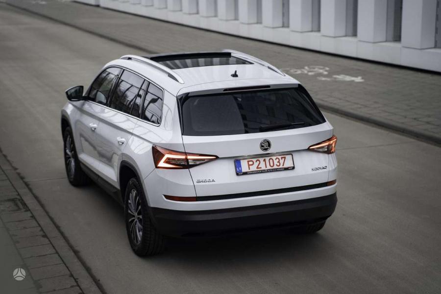 Белый Шкода Kodiaq 2019 в Вильнюс, объемом двигателя 1.50 л и пробегом 216 тыс. км за 18300 €, фото 3 на AUTOMOTO.COM.LV