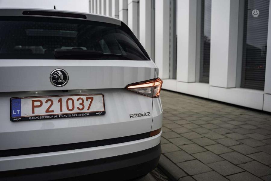 Balts Skoda Kodiaq 2019 Viļņa, ar dzinēja tilpumu 1.50 L un nobraukumu 216 tūkst. km par 16200 €, foto 13 vietnē AUTOMOTO.COM.LV