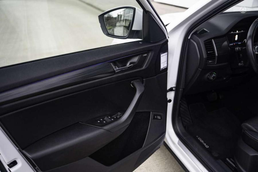 Balts Skoda Kodiaq 2019 Viļņa, ar dzinēja tilpumu 1.50 L un nobraukumu 216 tūkst. km par 16200 €, foto 21 vietnē AUTOMOTO.COM.LV
