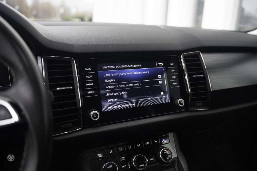 Balts Skoda Kodiaq 2019 Viļņa, ar dzinēja tilpumu 1.50 L un nobraukumu 216 tūkst. km par 16200 €, foto 33 vietnē AUTOMOTO.COM.LV