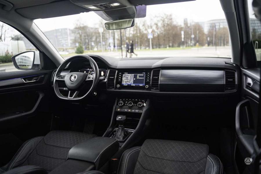 Balts Skoda Kodiaq 2019 Viļņa, ar dzinēja tilpumu 1.50 L un nobraukumu 216 tūkst. km par 16200 €, foto 37 vietnē AUTOMOTO.COM.LV