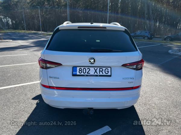 White Skoda Kodiaq 2017 in Tallinn, with an engine capacity of 2.00 L and mileage of 283 thousand km for 18900 €, photo 4 on AUTOMOTO.COM.LV