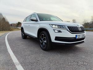 White Skoda Kodiaq 2019 in Voru, with an engine capacity of 2.00 L and mileage of 93 thousand km for 24500 €, photo 2 on AUTOMOTO.COM.LV