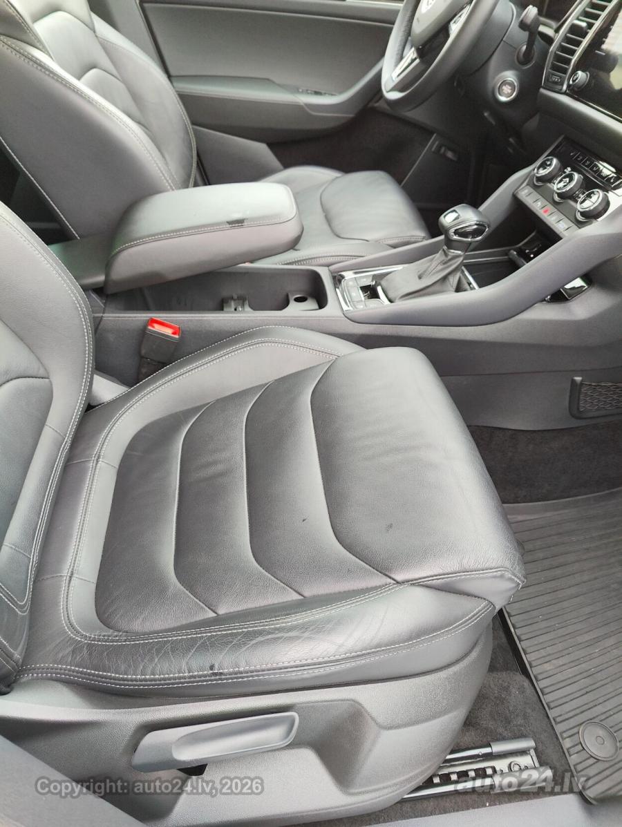 White Skoda Kodiaq 2019 in Voru, with an engine capacity of 2.00 L and mileage of 93 thousand km for 24500 €, photo 7 on AUTOMOTO.COM.LV
