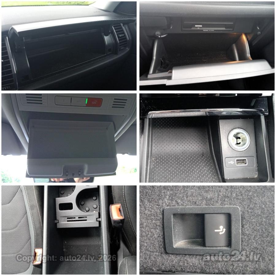 Белый Шкода Kodiaq 2019 в Таллин, объемом двигателя 1.50 л и пробегом 193 тыс. км за 21990 €, фото 18 на AUTOMOTO.COM.LV