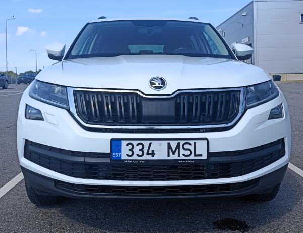 White Skoda Kodiaq 2019 in Johvi, with an engine capacity of 1.50 L and mileage of 196 thousand km for 18000 €, photo 5 on AUTOMOTO.COM.LV