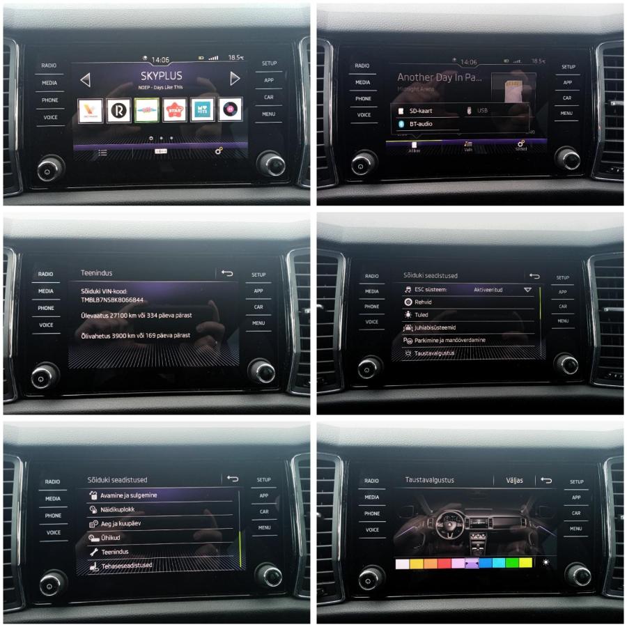 Balts Skoda Kodiaq 2019 Jehvi, ar dzinēja tilpumu 1.50 L un nobraukumu 196 tūkst. km par 18500 €, foto 16 vietnē AUTOMOTO.COM.LV