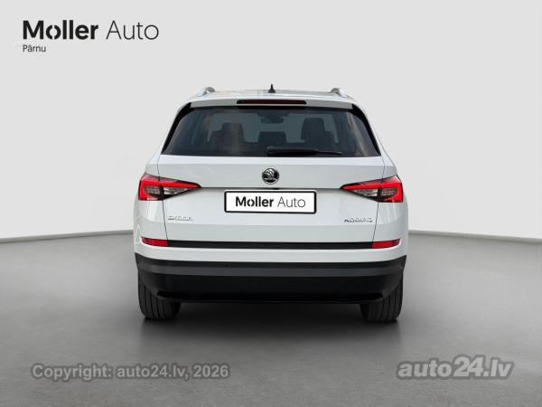 White Skoda Kodiaq 2019 in Parnu, with an engine capacity of 1.50 L and mileage of 123 thousand km for 22900 €, photo 4 on AUTOMOTO.COM.LV