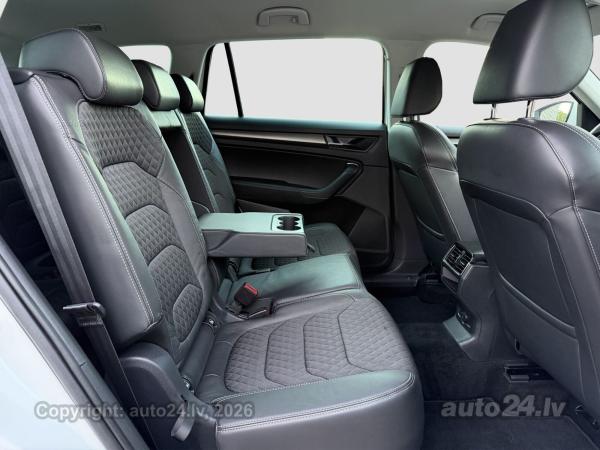 White Skoda Kodiaq 2019 in Parnu, with an engine capacity of 1.50 L and mileage of 123 thousand km for 22900 €, photo 6 on AUTOMOTO.COM.LV