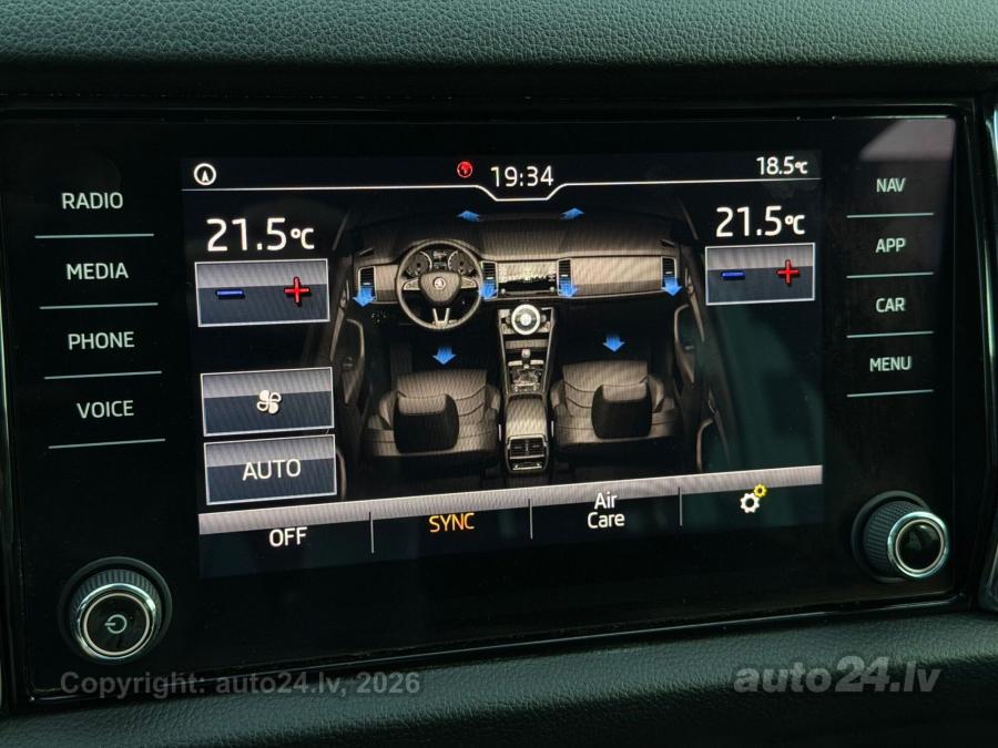 Balts Skoda Kodiaq 2019 Pērnava, ar dzinēja tilpumu 1.50 L un nobraukumu 123 tūkst. km par 22900 €, foto 13 vietnē AUTOMOTO.COM.LV