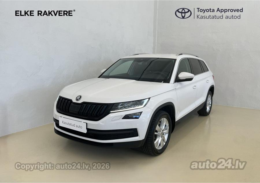 Белый Шкода Kodiaq 2019 в Раквере, объемом двигателя 1.97 л и пробегом 106 тыс. км за 20990 €, фото 1 на AUTOMOTO.COM.LV