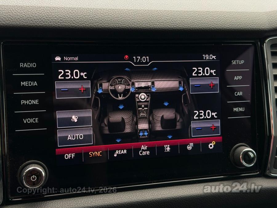 Белый Шкода Kodiaq 2019 в Пярну, объемом двигателя 2.00 л и пробегом 106 тыс. км за 26900 €, фото 14 на AUTOMOTO.COM.LV