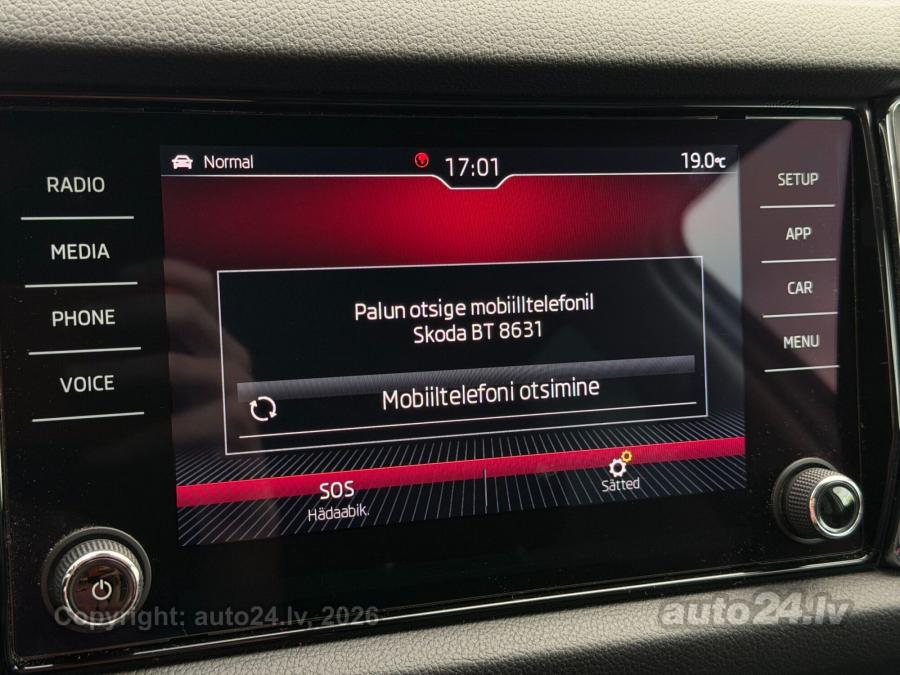 Белый Шкода Kodiaq 2019 в Пярну, объемом двигателя 2.00 л и пробегом 106 тыс. км за 26900 €, фото 16 на AUTOMOTO.COM.LV