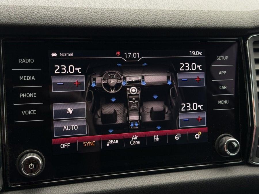 Balts Skoda Kodiaq 2019 Pērnava, ar dzinēja tilpumu 2.00 L un nobraukumu 106 tūkst. km par 26900 €, foto 16 vietnē AUTOMOTO.COM.LV