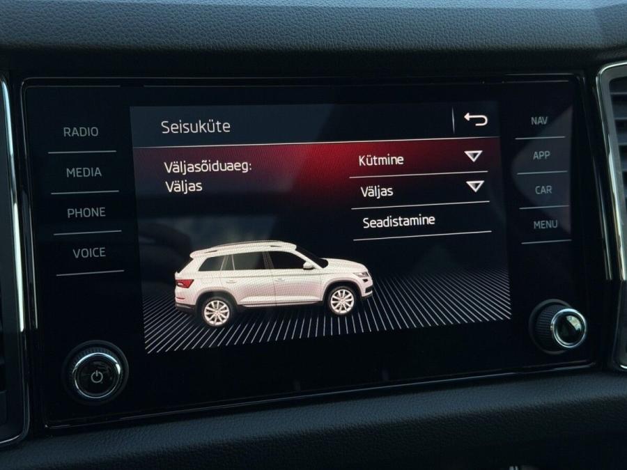 Белый Шкода Kodiaq 2019 в Пярну, объемом двигателя 2.00 л и пробегом 186 тыс. км за 25900 €, фото 19 на AUTOMOTO.COM.LV