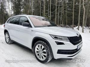 White Skoda Kodiaq 2020 in Tallinn, with an engine capacity of 2.00 L and mileage of 151 thousand km for 27900 €, photo 3 on AUTOMOTO.COM.LV