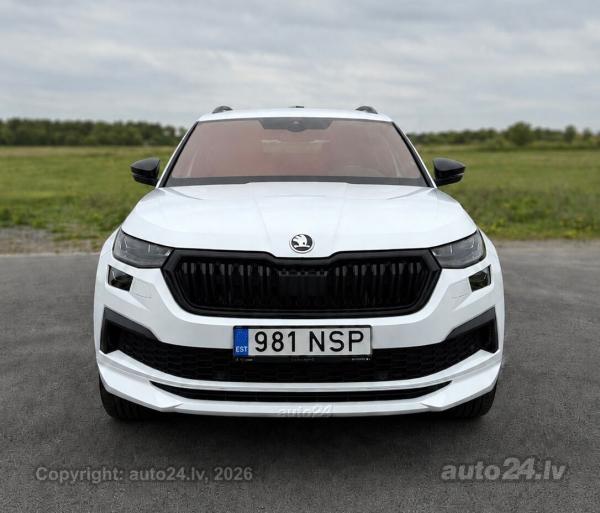 Balts Skoda Kodiaq 2021 Tallina, ar dzinēja tilpumu 1.50 L un nobraukumu 86 tūkst. km par 28999 €, foto 1 vietnē AUTOMOTO.COM.LV