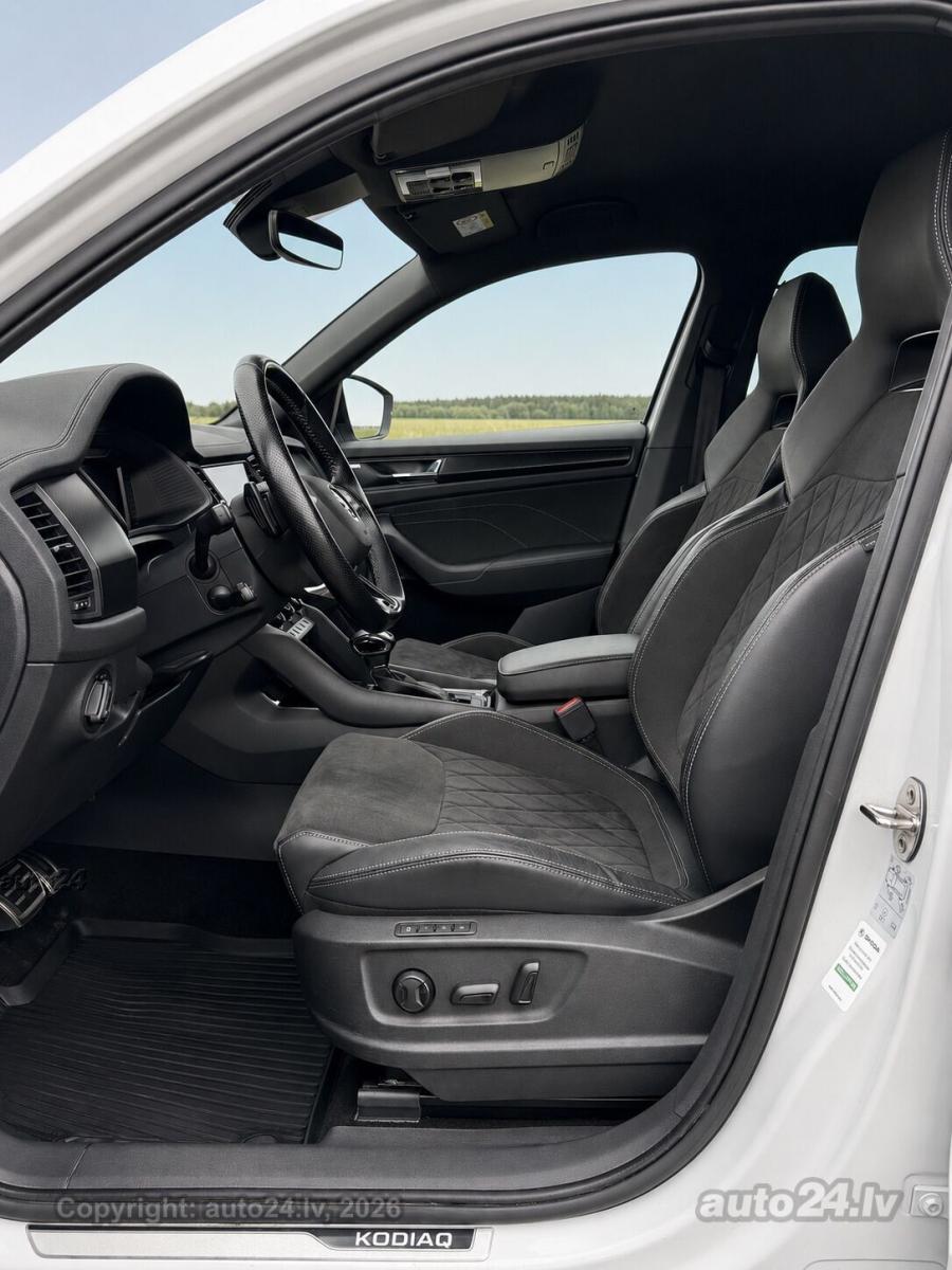 Белый Шкода Kodiaq 2021 в Таллин, объемом двигателя 1.50 л и пробегом 86 тыс. км за 28999 €, фото 12 на AUTOMOTO.COM.LV