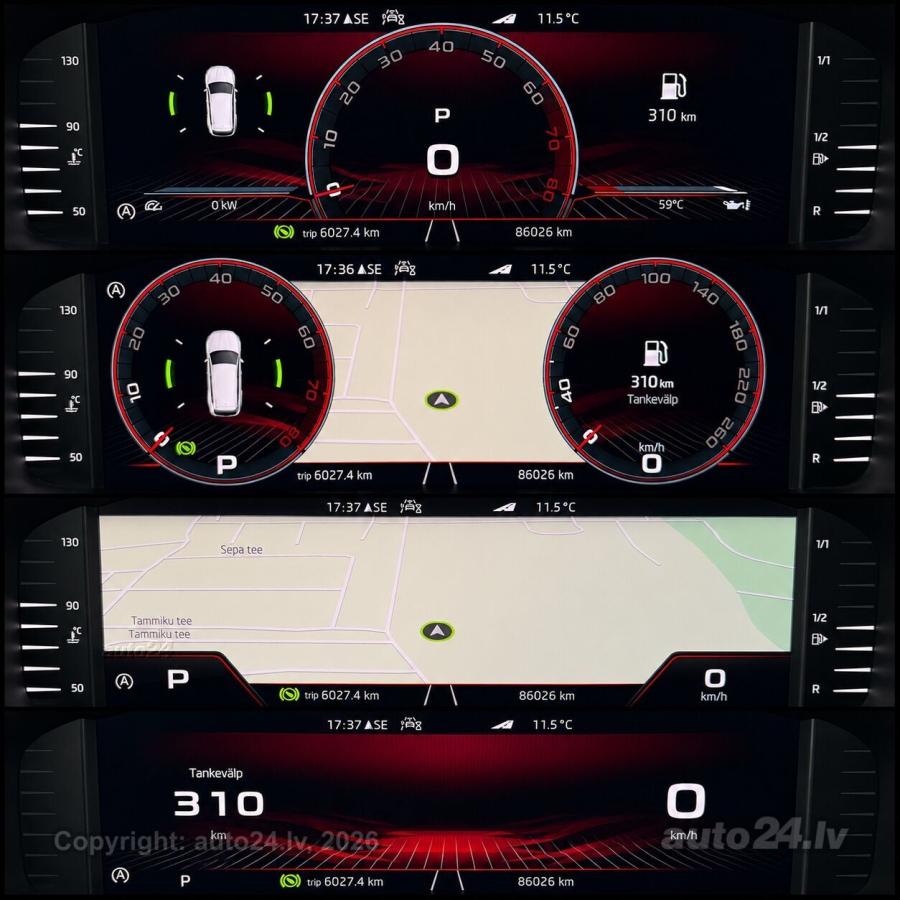 Белый Шкода Kodiaq 2021 в Таллин, объемом двигателя 1.50 л и пробегом 86 тыс. км за 28999 €, фото 28 на AUTOMOTO.COM.LV