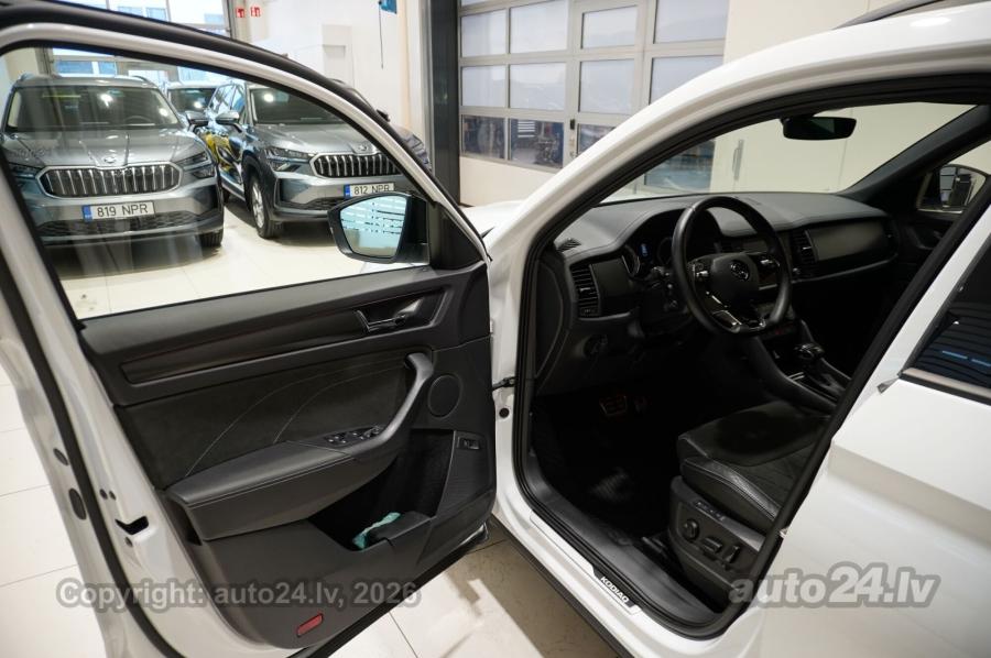 Белый Шкода Kodiaq 2021 в Таллин, объемом двигателя 2.00 л и пробегом 82 тыс. км за 31900 €, фото 15 на AUTOMOTO.COM.LV