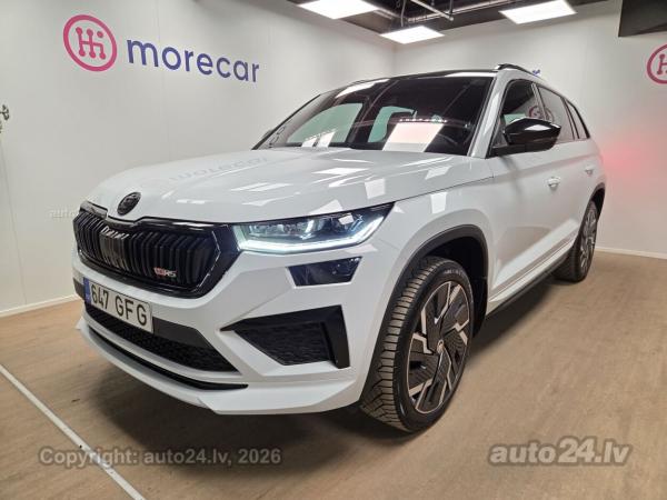 Белый Шкода Kodiaq 2022 в Таллин, объемом двигателя 2.00 л и пробегом 47 тыс. км за 38900 €, фото 3 на AUTOMOTO.COM.LV