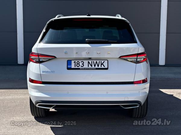 White Skoda Kodiaq 2022 in Tallinn, with an engine capacity of 2.00 L and mileage of 135 thousand km for 28500 €, photo 7 on AUTOMOTO.COM.LV