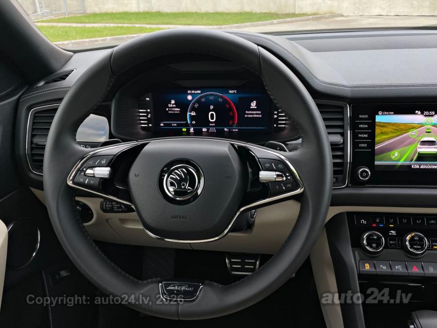Белый Шкода Kodiaq 2022 в Таллин, объемом двигателя 2.00 л и пробегом 135 тыс. км за 28500 €, фото 15 на AUTOMOTO.COM.LV