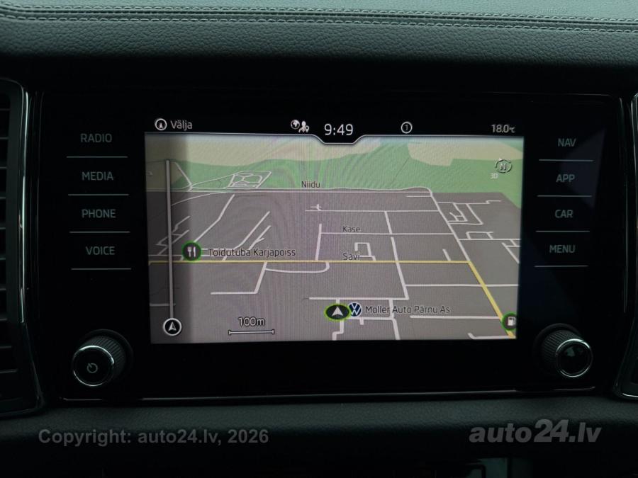 Белый Шкода Kodiaq 2022 в Пярну, объемом двигателя 1.50 л и пробегом 70 тыс. км за 29990 €, фото 10 на AUTOMOTO.COM.LV