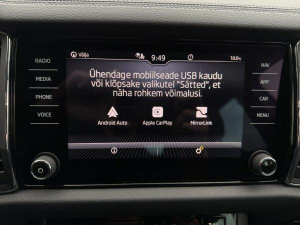 Balts Skoda Kodiaq 2022 Pērnava, ar dzinēja tilpumu 1.50 L un nobraukumu 70 tūkst. km par 30000 €, foto 10 vietnē AUTOMOTO.COM.LV