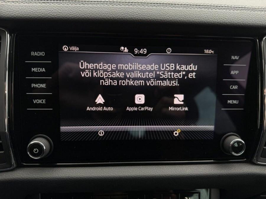 Белый Шкода Kodiaq 2022 в Пярну, объемом двигателя 1.50 л и пробегом 70 тыс. км за 30000 €, фото 11 на AUTOMOTO.COM.LV