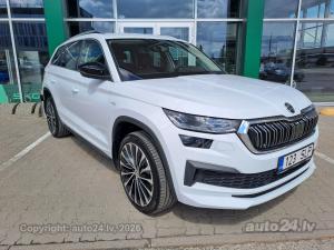 Белый Шкода Kodiaq 2023 в Тарту, объемом двигателя 2.00 л и пробегом 44 тыс. км за 35800 €, фото  на AUTOMOTO.COM.LV