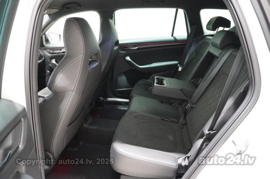 White Skoda Kodiaq 2024 in Tallinn, with an engine capacity of 2.00 L and mileage of 53 thousand km for 38500 €, photo 11 on AUTOMOTO.COM.LV
