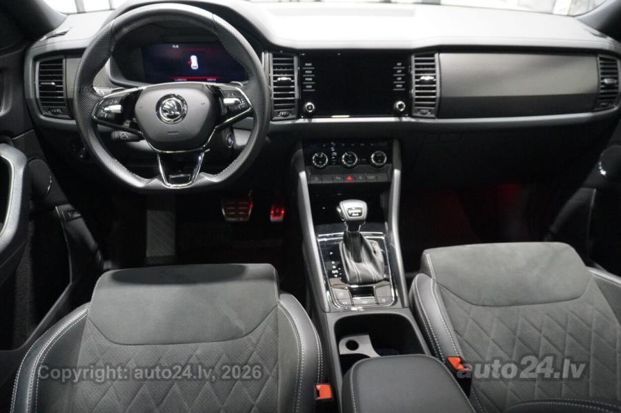 White Skoda Kodiaq 2024 in Tallinn, with an engine capacity of 2.00 L and mileage of 53 thousand km for 38500 €, photo 12 on AUTOMOTO.COM.LV