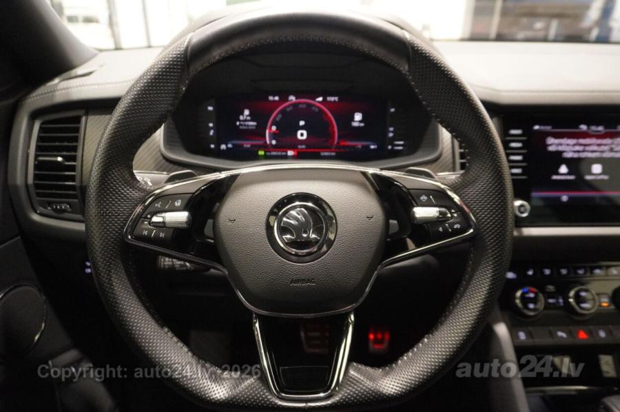 White Skoda Kodiaq 2024 in Tallinn, with an engine capacity of 2.00 L and mileage of 53 thousand km for 38500 €, photo 24 on AUTOMOTO.COM.LV