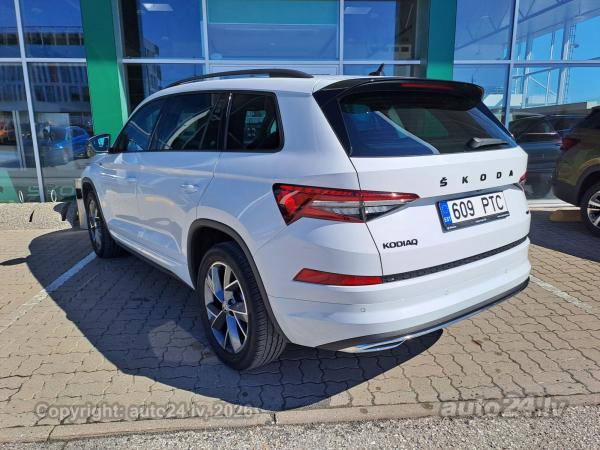 White Skoda Kodiaq 2024 in Tartu, with an engine capacity of 2.00 L and mileage of 69 thousand km for 37400 €, photo 2 on AUTOMOTO.COM.LV