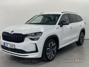Balts Skoda Kodiaq 2024 Tallina, ar dzinēja tilpumu 2.00 L un nobraukumu 22 tūkst. km par 46900 €, foto  vietnē AUTOMOTO.COM.LV